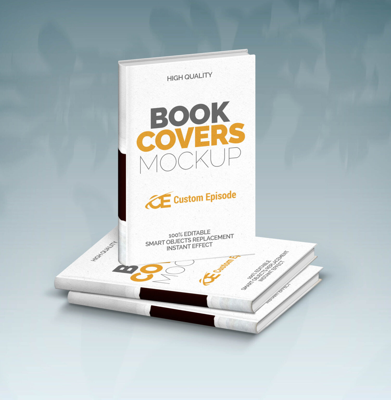 Book Cover Design PSD Mockup - CUSTOM EPISODE