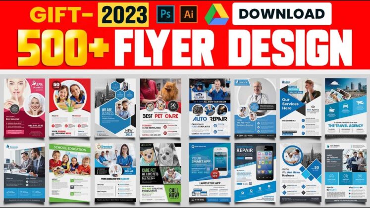 500+ Multipurpose Business Flyer Design Templates Mega Bundle Free ...