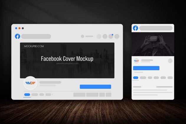 10+ Best Facebook Cover Mockup PSD Templates Free Download 2024 ...
