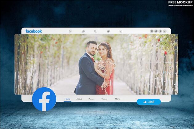 10+ Best Facebook Cover Mockup PSD Templates Free Download 2024 ...