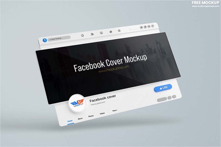 10+ Best Facebook Cover Mockup PSD Templates Free Download 2024 ...