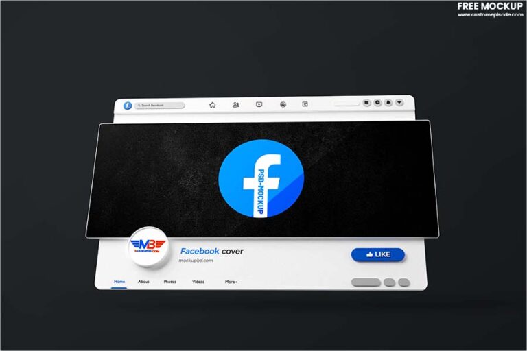10+ Best Facebook Cover Mockup PSD Templates Free Download 2024 ...