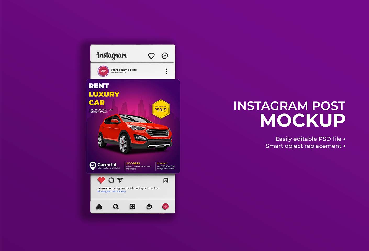 50+ Best Social Media Post Mockup PSD Free Download - CUSTOM EPISODE