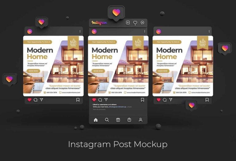 50+ Best Social Media Post Mockup PSD Free Download - CUSTOM EPISODE