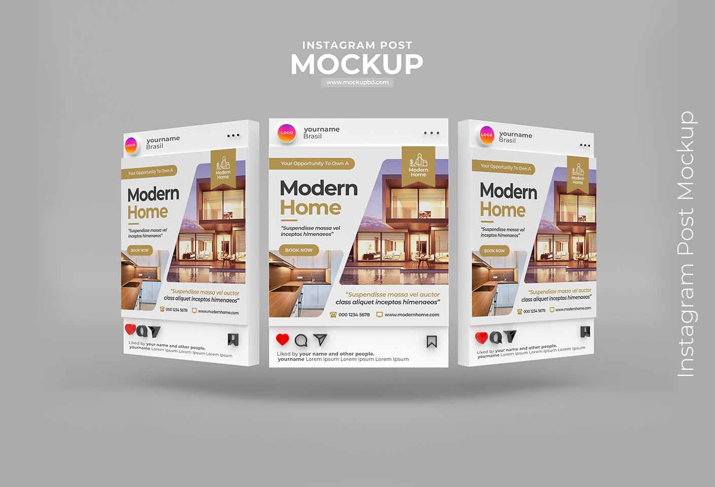 50+ Best Social Media Post Mockup PSD Free Download - CUSTOM EPISODE