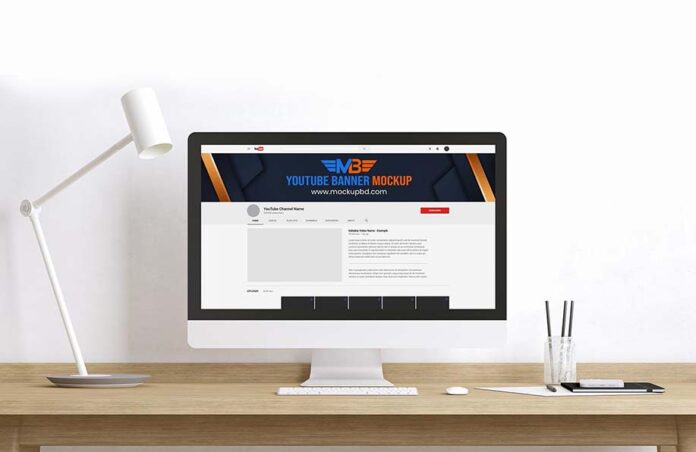 15+ Best YouTube Banner Mockup PSD Free Download - CUSTOM EPISODE