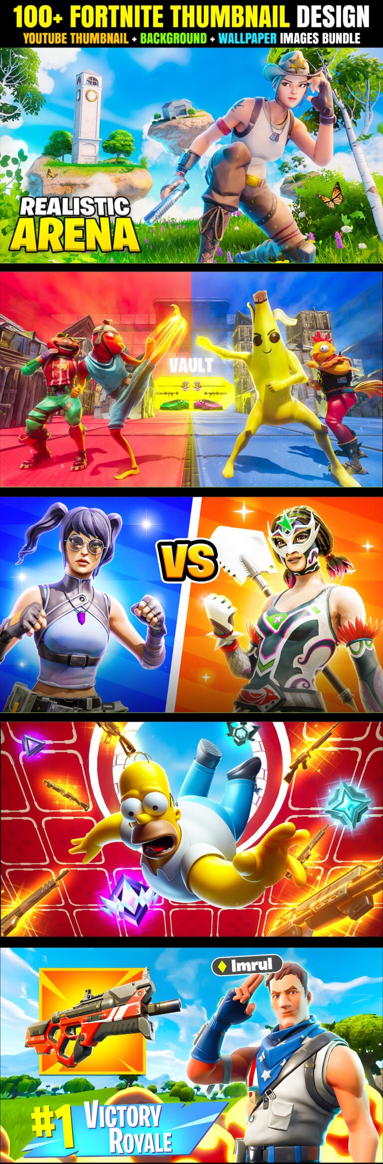 100+ Best Fortnite Thumbnail Designs Free Download | Pro-Level YouTube ...