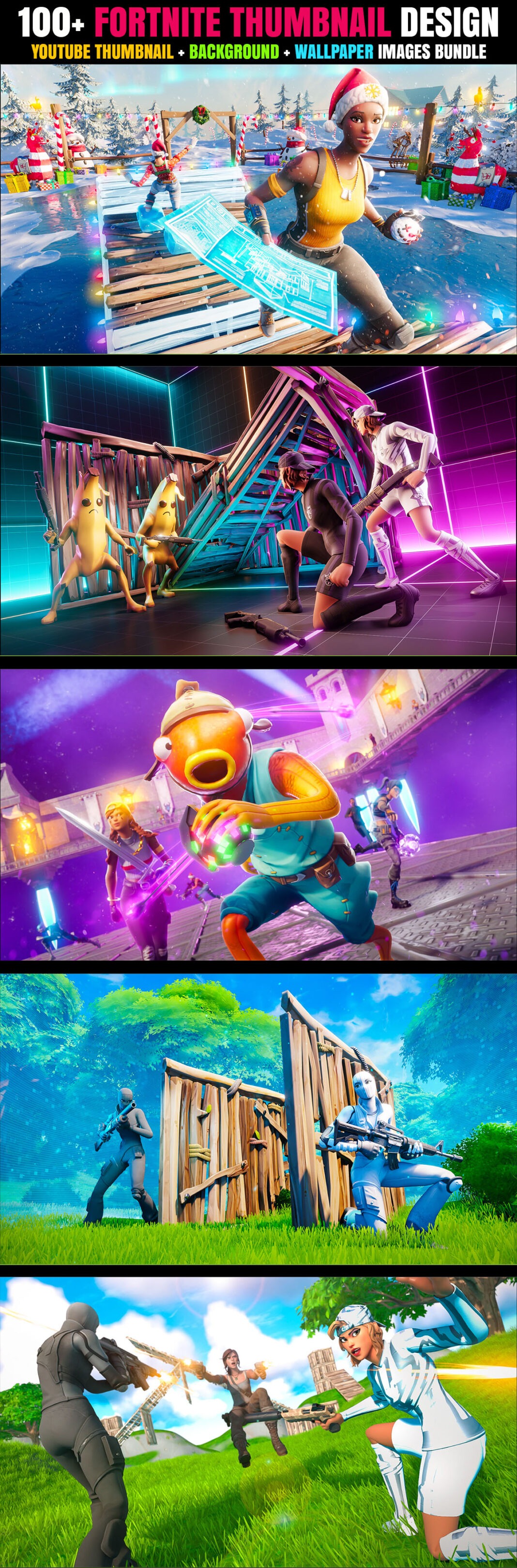 100+ Best Fortnite Thumbnail Designs Free Download | Pro-Level YouTube ...