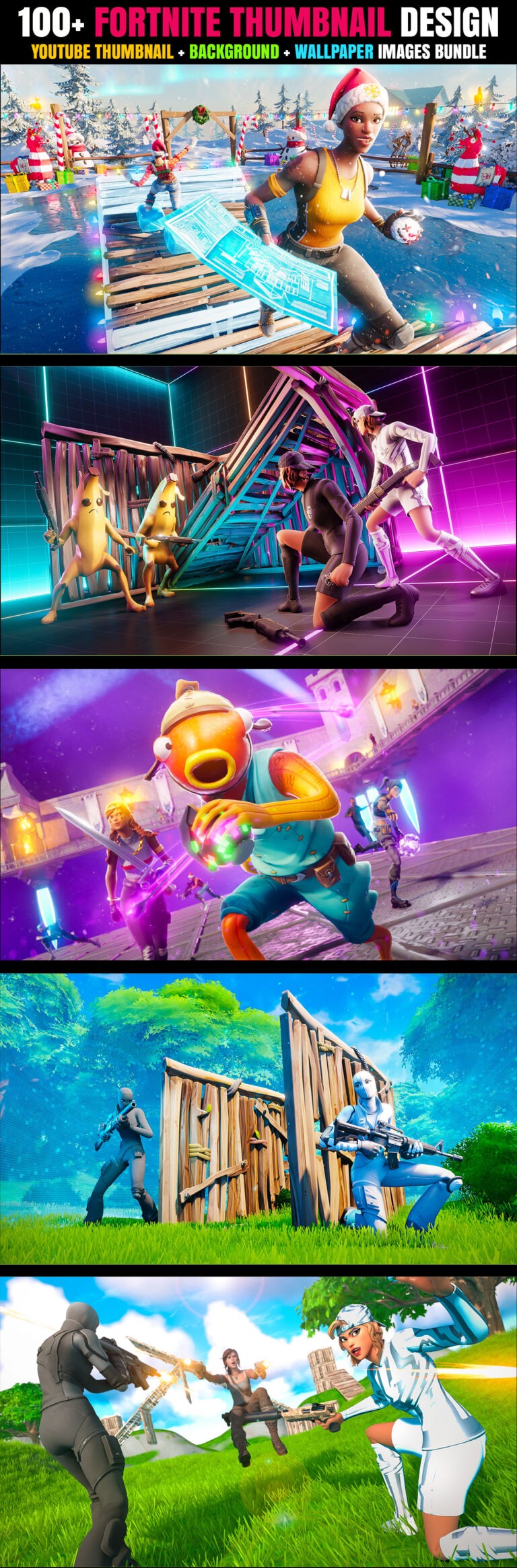 100+ Best Fortnite Thumbnail Designs Free Download | Pro-Level YouTube ...