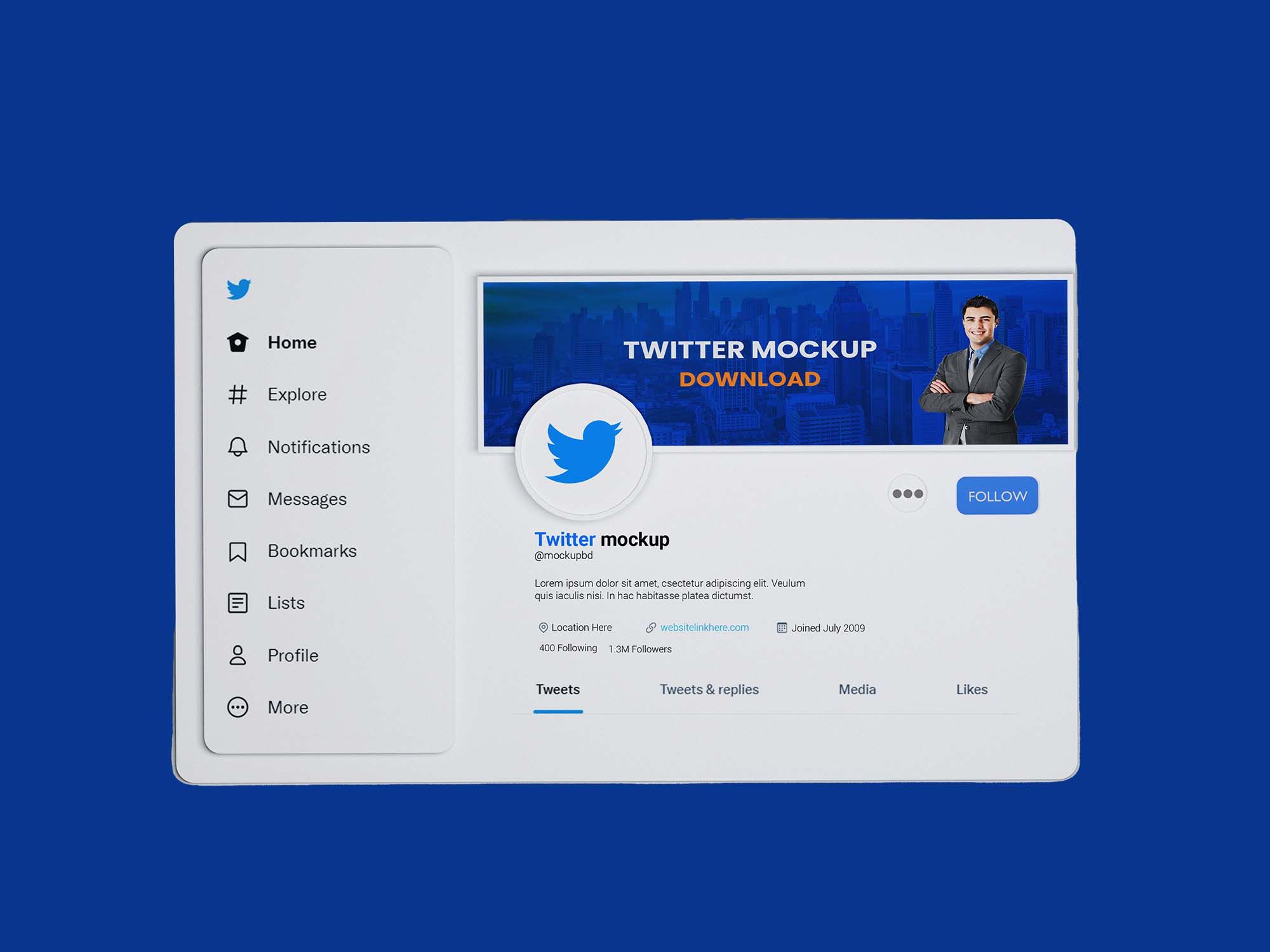 15+ Best X (Twitter) Header mockup PSD Free download - CUSTOM EPISODE